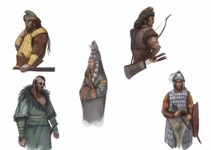 The Huns were a diverse people with many different cultures.