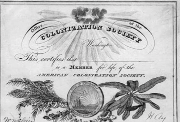 American Colonization Society - 1816