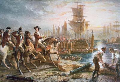 The British evacuate Boston taking 1,000 loyalists with them to Nova ...