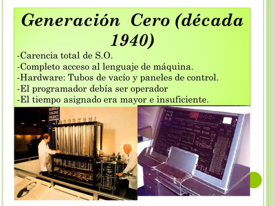 Década de 1940 . GENERACIÓN CERO