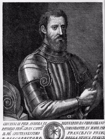 1485 - Giovanni da Verrazano is born in Italy