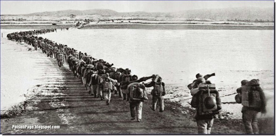 Chinese Forces cross Yalu River to enter North Korea, to help North ...