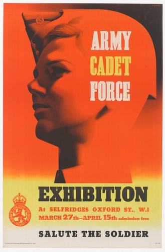 'Army Cadet Force Exhibition/Salute the Solider' Lithograph poster ...