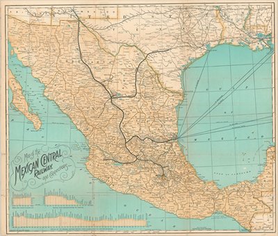 The Mexican Central Railway near the end of the 19th century, 1898 ...