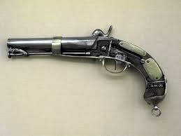In 1825, percussion-cap guns came into general use.