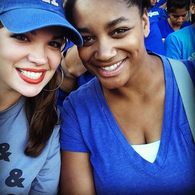 My first Dodgers game!