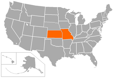 This is the Kansas and Missouri borders where all of the fights happened.