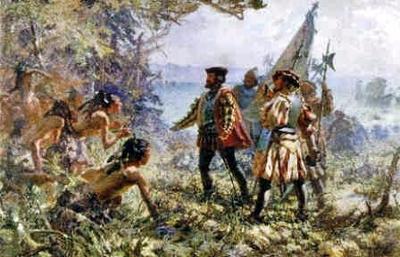 Jacques Cartier and the natives