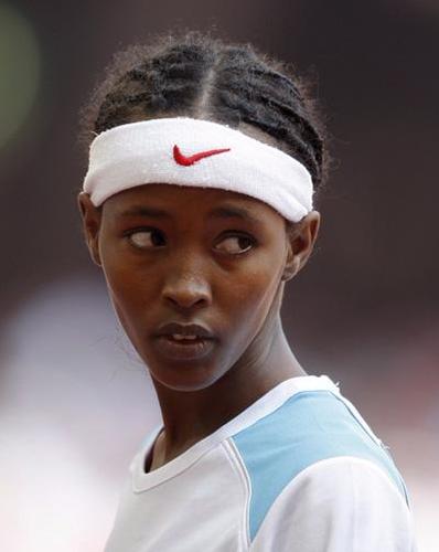 Samia durante le Olimpiadi di Pechino 2008