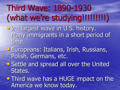 Where are the immigrants come from: