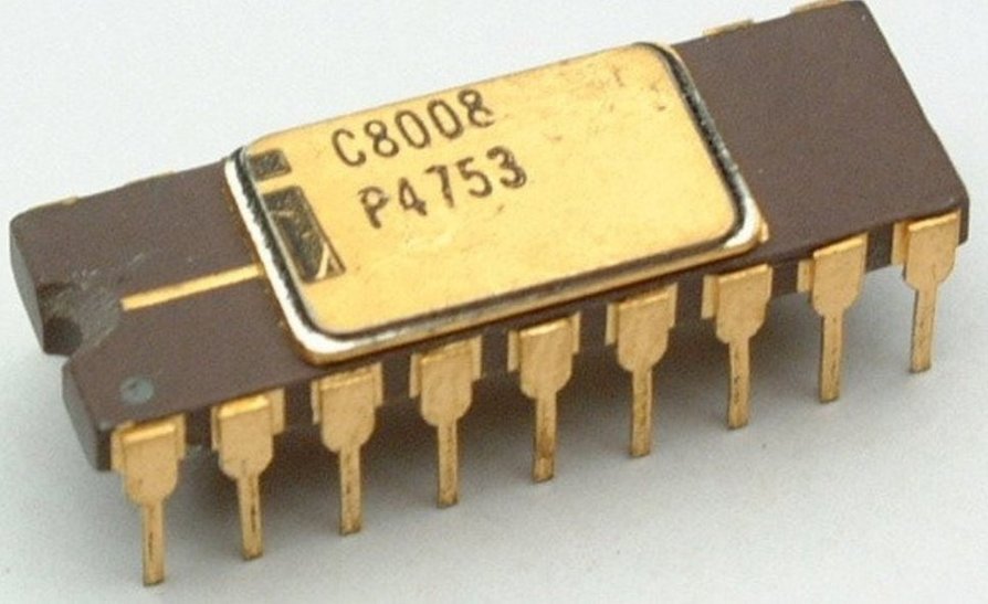 1974 8080, el primer CPU de Intel