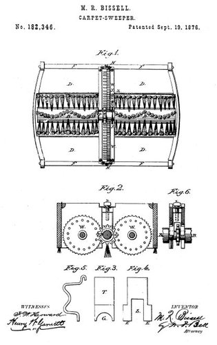 Melville and Anna Bissell inventors of the Bissell Carpet Sweeper ...