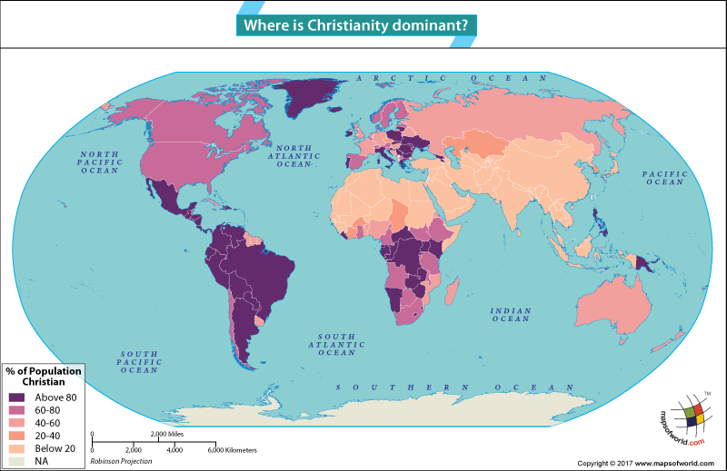 Their are over 2.382 billion adherents of Christianity across the World ...