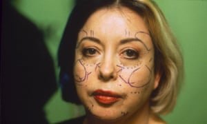 ORLAN before the cosmetic surgery operation she broadcast to galleries ...