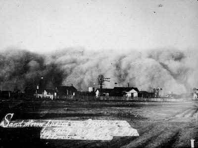 The drought was also referred to as the dust bowl and since the ground ...
