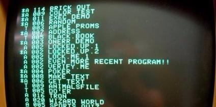 Sistema operativo de la computadora Apple II llamado Apple DOS (Disk ...