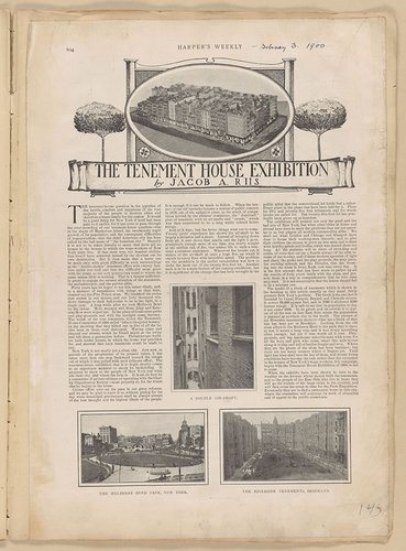 Preview of Riis's newspaper entry