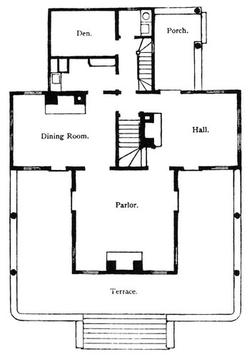 Bruce Price, William Kent house, Tucedo Park, NY, 1885, PLAN (Sheldom ...