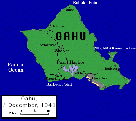 Pearl Harbor Location On World Map