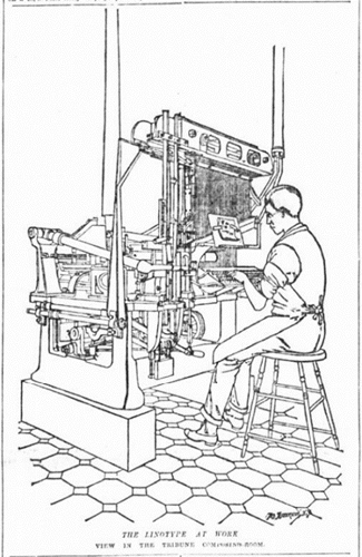Linotype machine