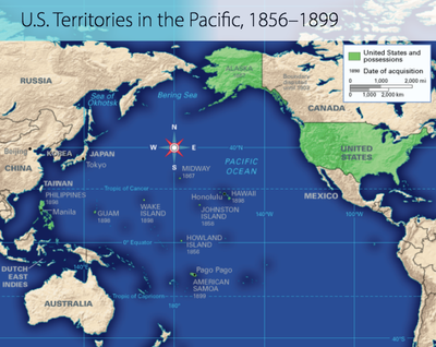 U.S. Territories in the Pacific, 1856-1899