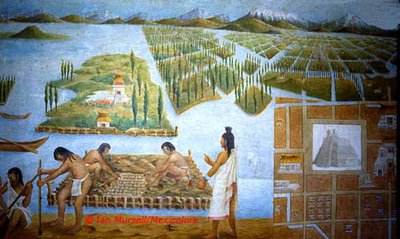 PUBLIC'S WORKS:the Aztecs would build a wall called a dike and it was ...