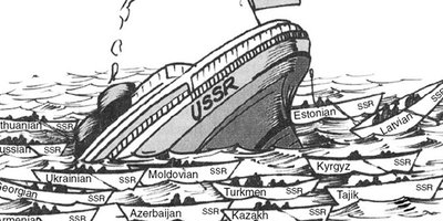 Cartoon art of showing the countries Communism failed in, as the USSR ...