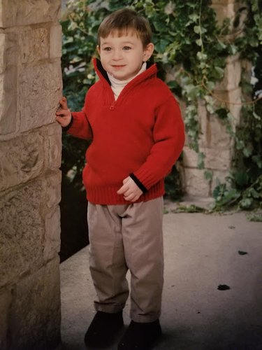 Little me in front of Grace Episcopal Church in Hinsdale, Illinois ...
