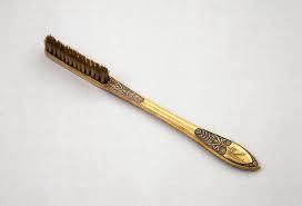 This was one of the very first toothbrushes.