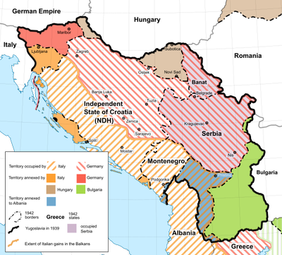 6 April, 1941 occupation and partition of Yugoslavia