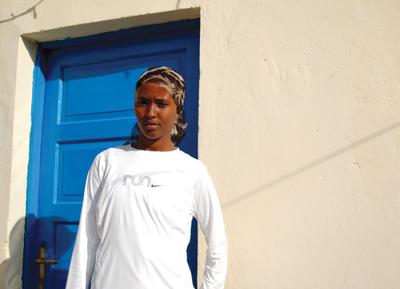 Samia durante la permanenza a Tripoli