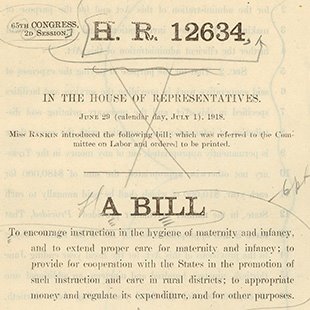 The Sheppard-Towner Act (1921)