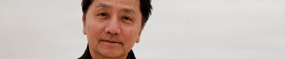 Photo of Morimura, uniquely devoid of makeup and props.