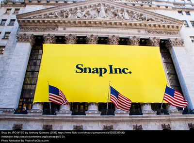 In September 2016, the company Snapchat changed to Snap Inc.