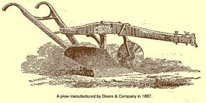 Steel plows were used to break up tough soil without getting stuck.