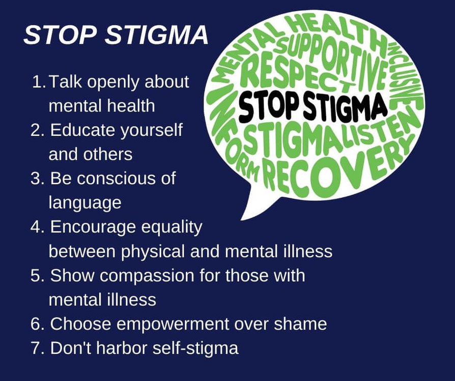 If society works to destigmatize mental illness then the consequences ...