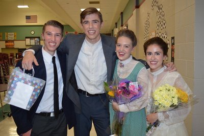 My senior year play of Our Town with my leading classmates Everett, Ben ...