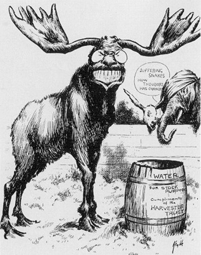 Formation of the Progressive “Bull Moose” Party: 1912