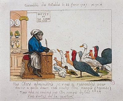 Political cartoon of the assembly