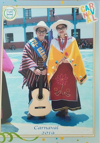 Participó representando a 1ro "B" en el concurso para elegir al Taita ...