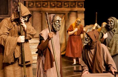 Acient Greek theatre costumes