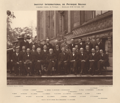 1927 Marie Curie at the 5th Solvay Conference (Document A)