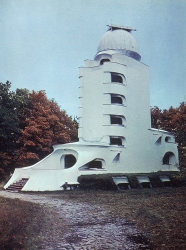Mendelsohn, Erich. Potsdam: Einstein Tower general view. 1919-1921 ...