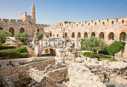 This is King Davids castle and was also his sons to king Solomon