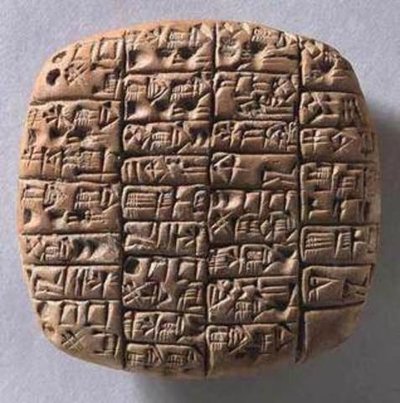 Hacia el año 3.000 a.C. los babilonios usaban ya pequeñas tablillas de ...