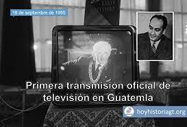 18 de septiembre de 1955 - Primera transmisión oficial de la televisión ...