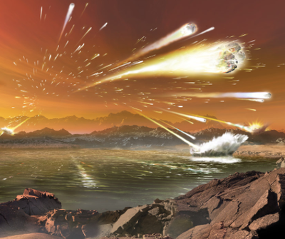 3.9 billion years ago: