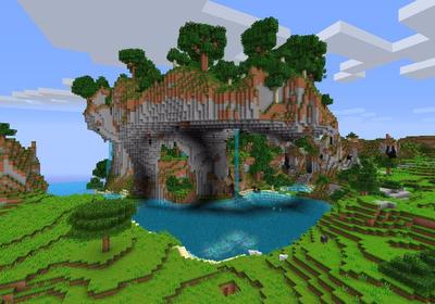 The Beta Added more advanced terrain generations like larger mountains.