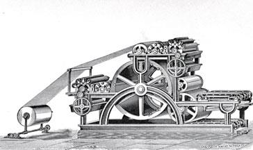 In 1863 William bullock of the United States perfects the web press