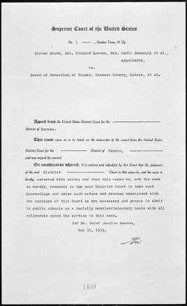 This was the document of the case and who was involved.